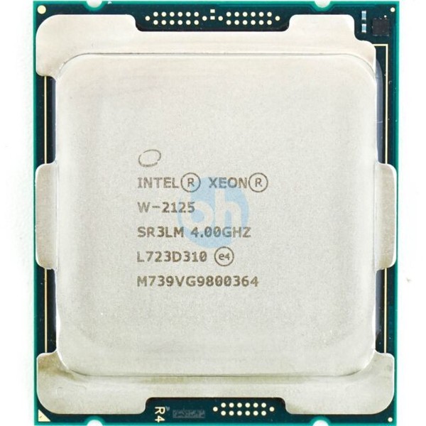 Intel Xeon W-2125 Quad-Core 4.0GHz Socket FCLGA2066 Processor (SR3LM ...