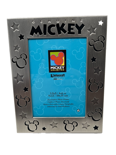 Disney Mickey Mouse Genuine Photo Frame Mickey Unlimited Metal 3.5x5 ...