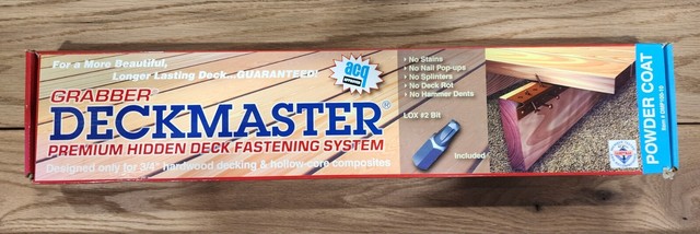 Grabber Dmp100-10 Deckmaster Hidden Deck Bracket System Brown Powder ...