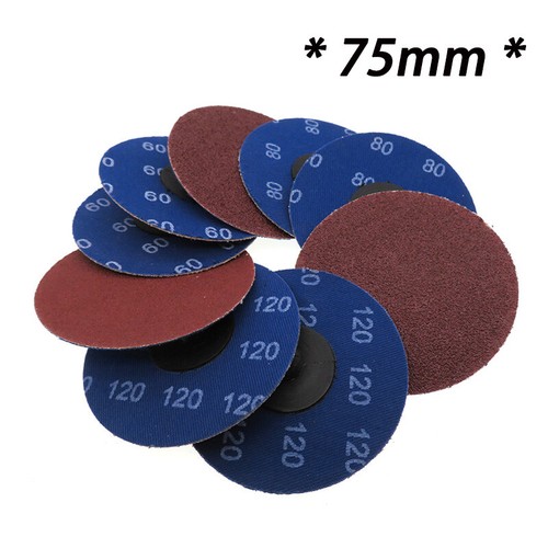 3'' 75mm 60/80/100/120/180/240 Grit Type R Sanding Discs Abrasive Roll ...