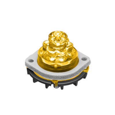 WHELEN Vertex Super-LED Side-Emitter Light Head with 9' Cable (AMBER ...