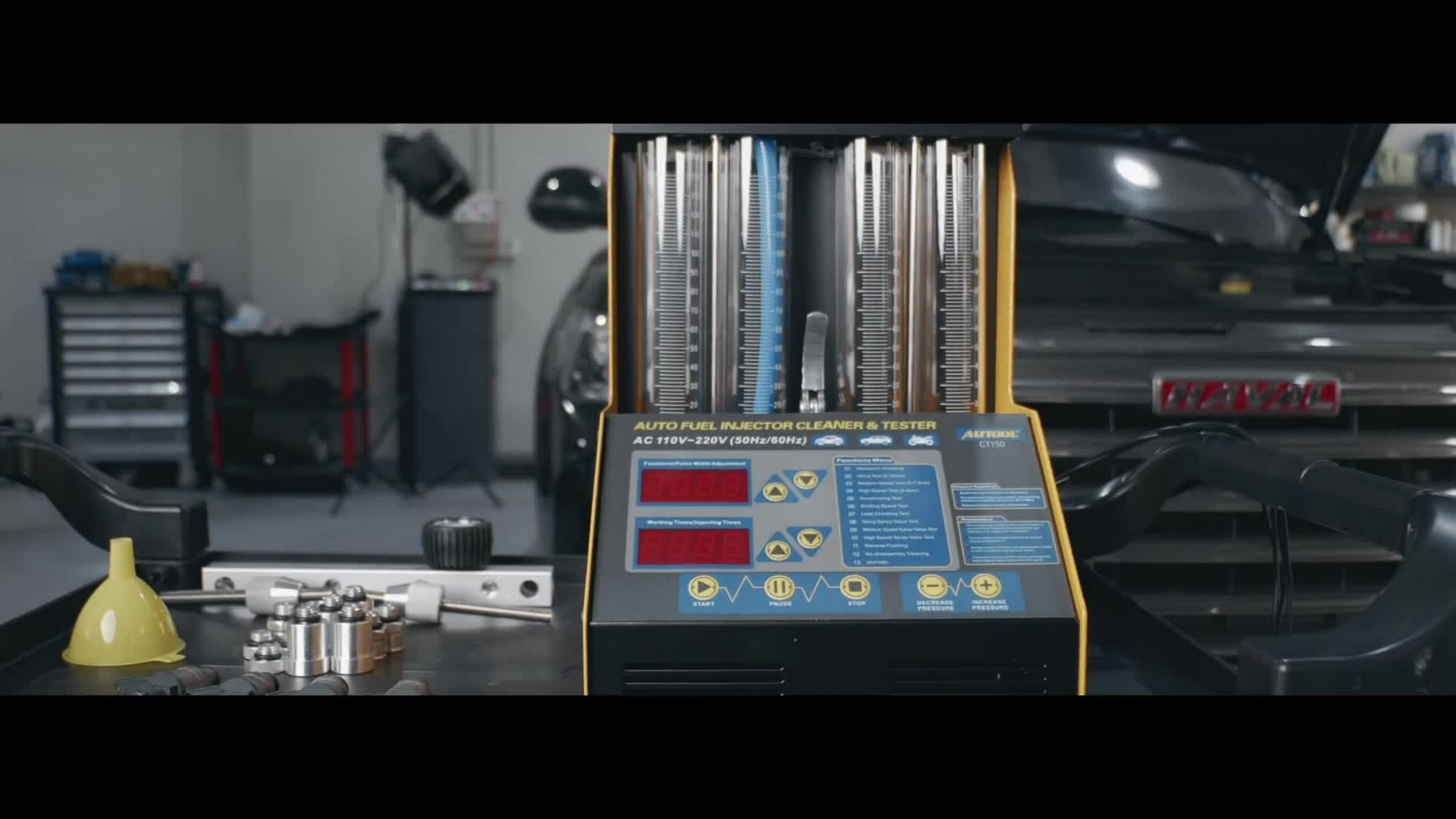 AUTOOL Ct150 Fuel Injector Ultrasonic Cleaner Tester Machine Car ...