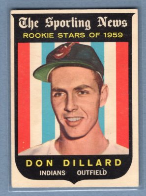 1959 Topps #123 Don Dillard VG-EX Set Break A | eBay
