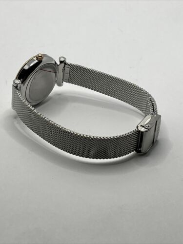 Fossil Carlie Mini ES4614 Womens Silver Stainless Steel Analog Dial ...