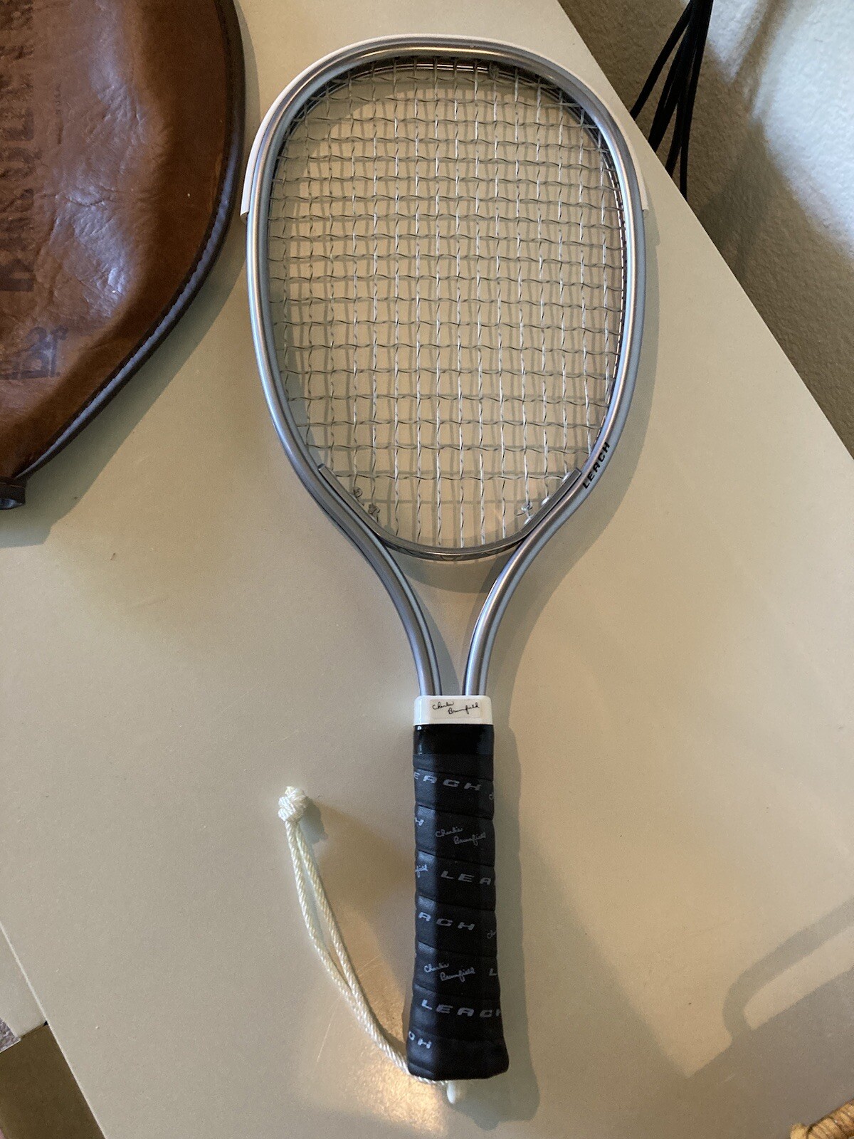 Vintage Leach Charlie Brumfield Racquetball Racquet With Case | eBay