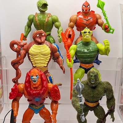 Vtg 1980s Motu Masters Of The Universe Original He-Man Action Figures ...