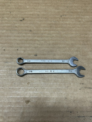 MAC Tools SAE Combination Wrenches C 3, 3/8” 6 Pt & C 4, 7/16” 12 Pt ...