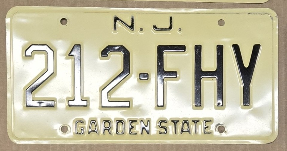 U.S. License Plate New Jersey Lot of 9 Plates 1972-1980 | eBay