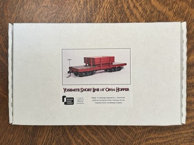 STEVENS CREEK MODELS ON30 YOSEMITE SHORT LINE HOPPER CAR | eBay