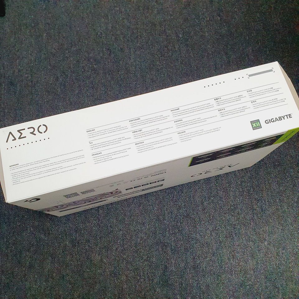 GIGABYTE AERO GEFORCE RTX 4090 EMPTY BOX / NO GPU | eBay UK
