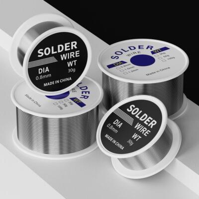 30g-100g Tin Wire Soldering Solder Fluxed Core Electronics Lead Flux 0 ...