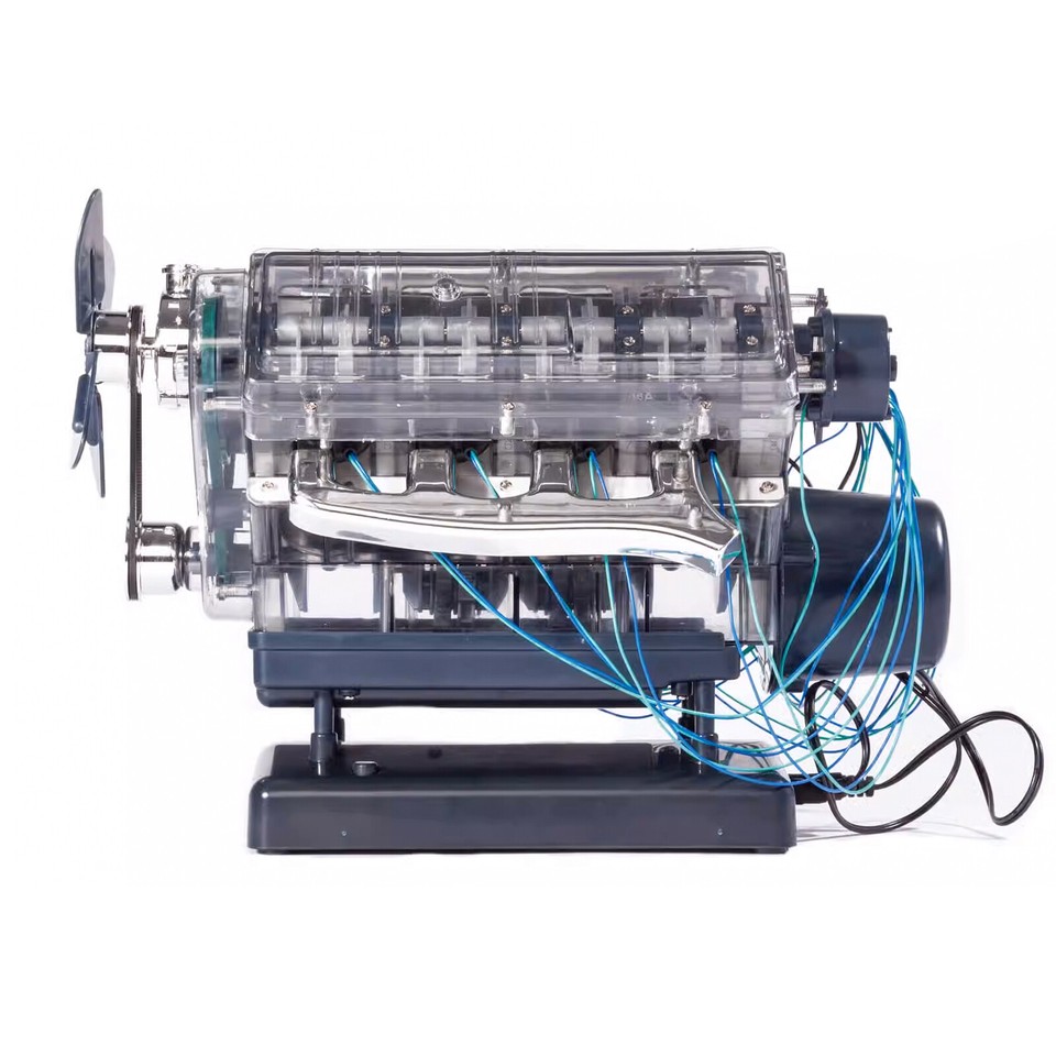 DIY Mixture Gasoline Engine Model Toy Mini Petrol Motor Generator ...