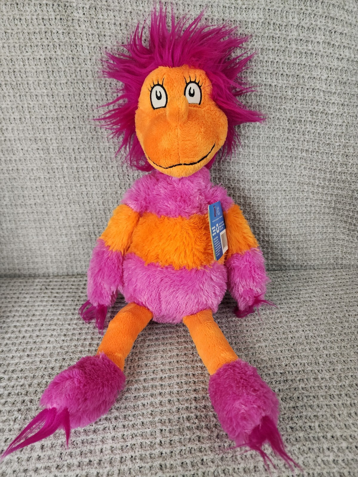 Kohls Cares Dr Seuss Orange and Pink Wocket in My Pocket Stuffed Plush ...