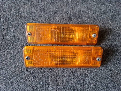 VW Golf Jetta MK1 MK2 Amber Euro Indicator Repeater Turn Signals Glass ...