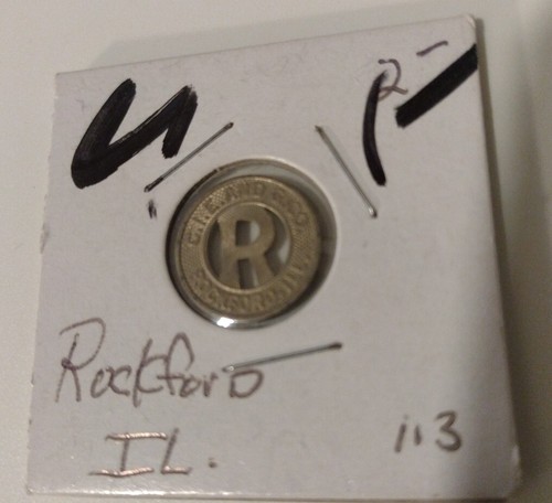 Rockford City Illinois Traction Co Good For One Fair Token Coin | eBay