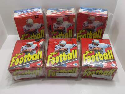 1981 TOPPS FOOTBALL EMPTY BOX Lot of 6 BOXES | eBay