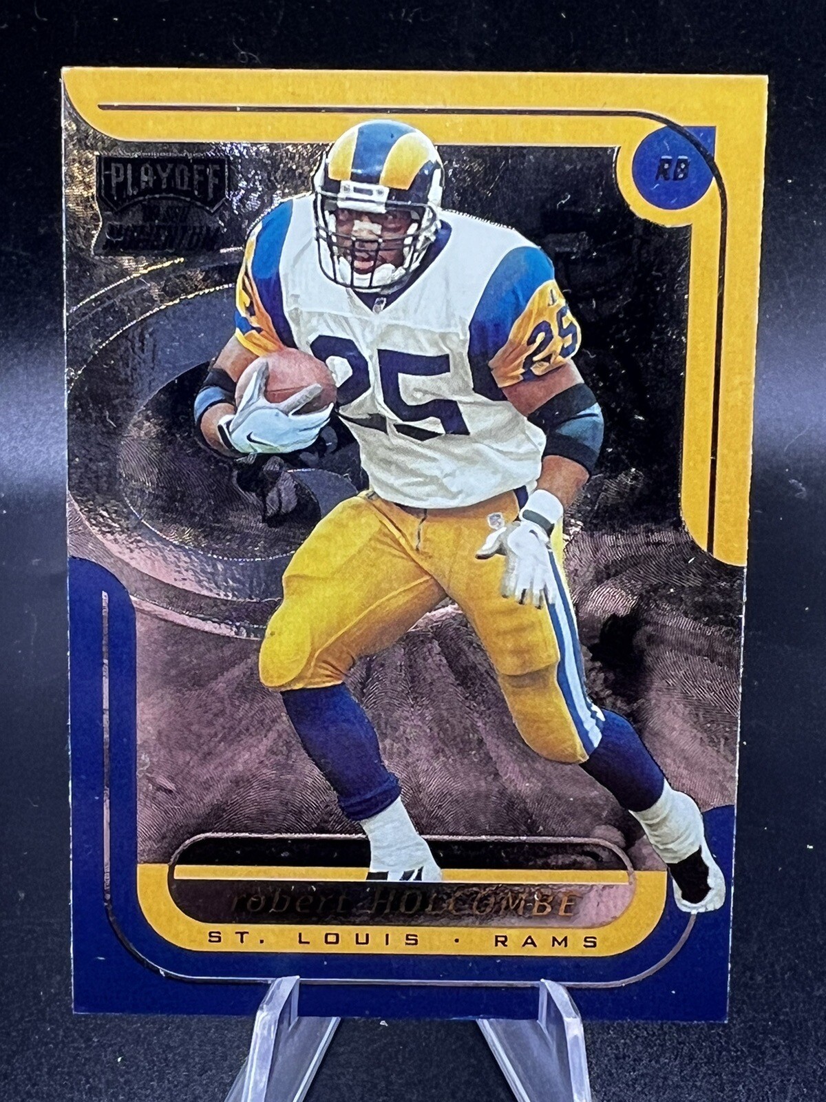 1999 Playoff Momentum SSD Football Card #90 Robert Holcombe St. Louis ...