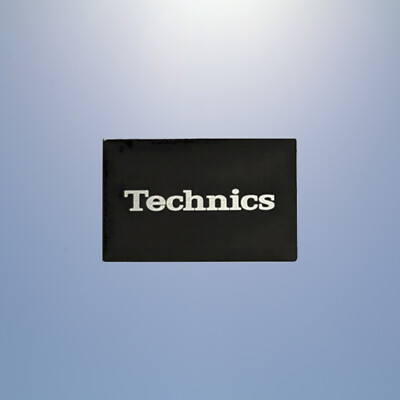 TECHNICS MK7 LID 26x18mm badge emblem logo decal sticker plate ...