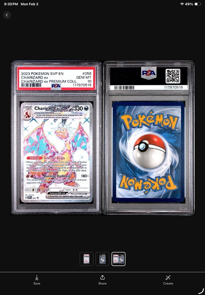 Pokémon TCG Charizard EX Obsidian Flames #56 Promo PSA Gem Mint 10 | eBay