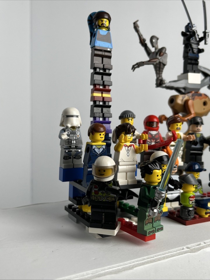 Lego Mini Figure Random Mismatched Lot Minifigs Vtg 90s, starwars, DC ...
