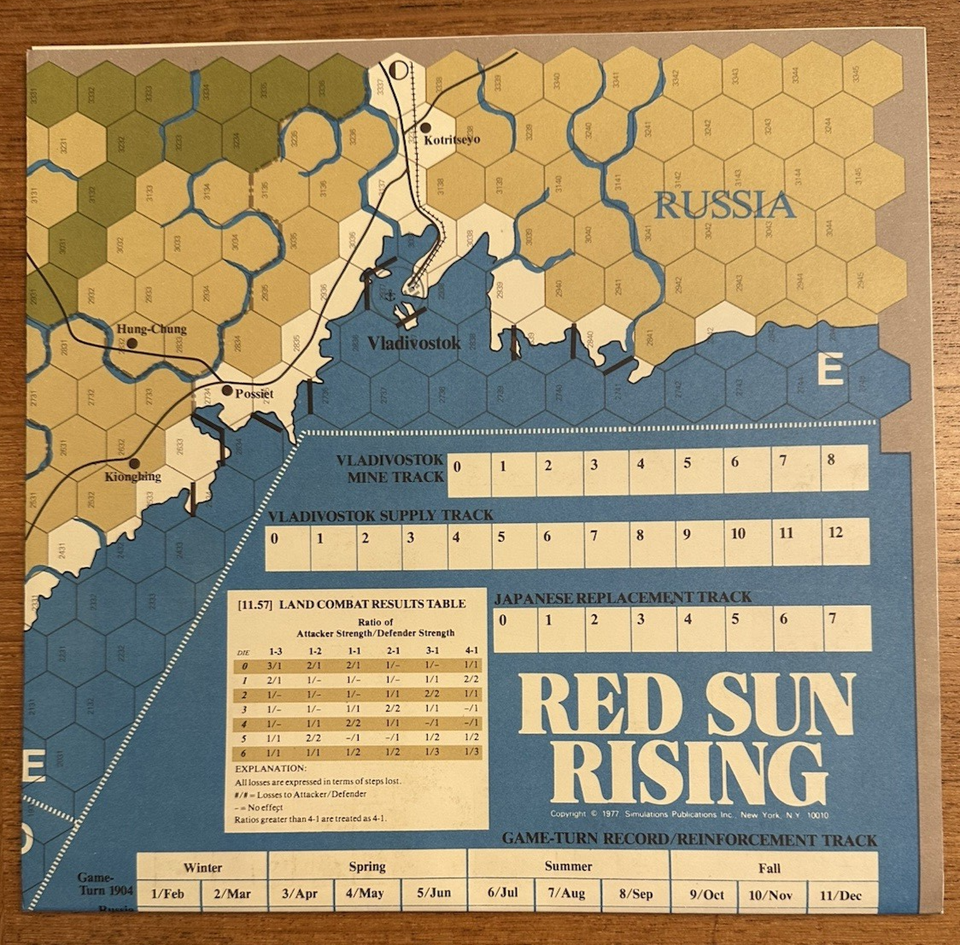 SPI: RED SUN RISING: The Russo-Japanese War 1904-05 Unused/Unpunched | eBay