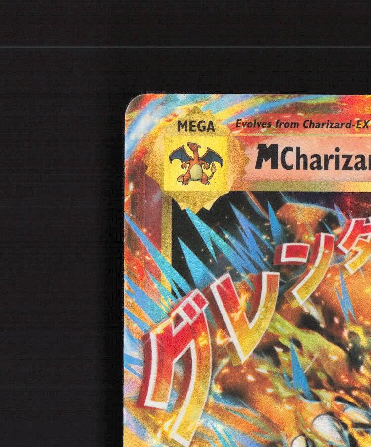 Mega M Charizard EX 13/108 Evolutions Ultra Rare Holo Pokemon Card DMG ...