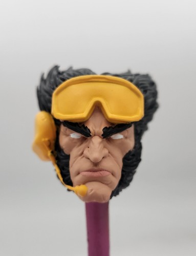 Marvel Legends Custom Black Ops Wolverine Head Goggles Up 1/12 Scale ...