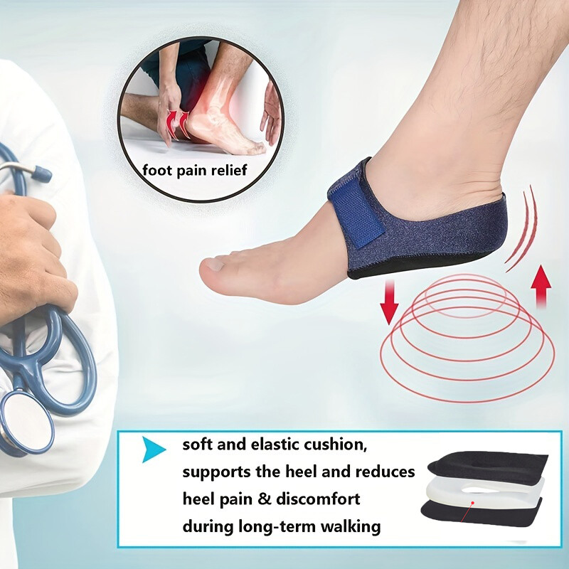 Heel Cups Heel Support Spur Protector Pad Foot Pain Relief Cushion for ...