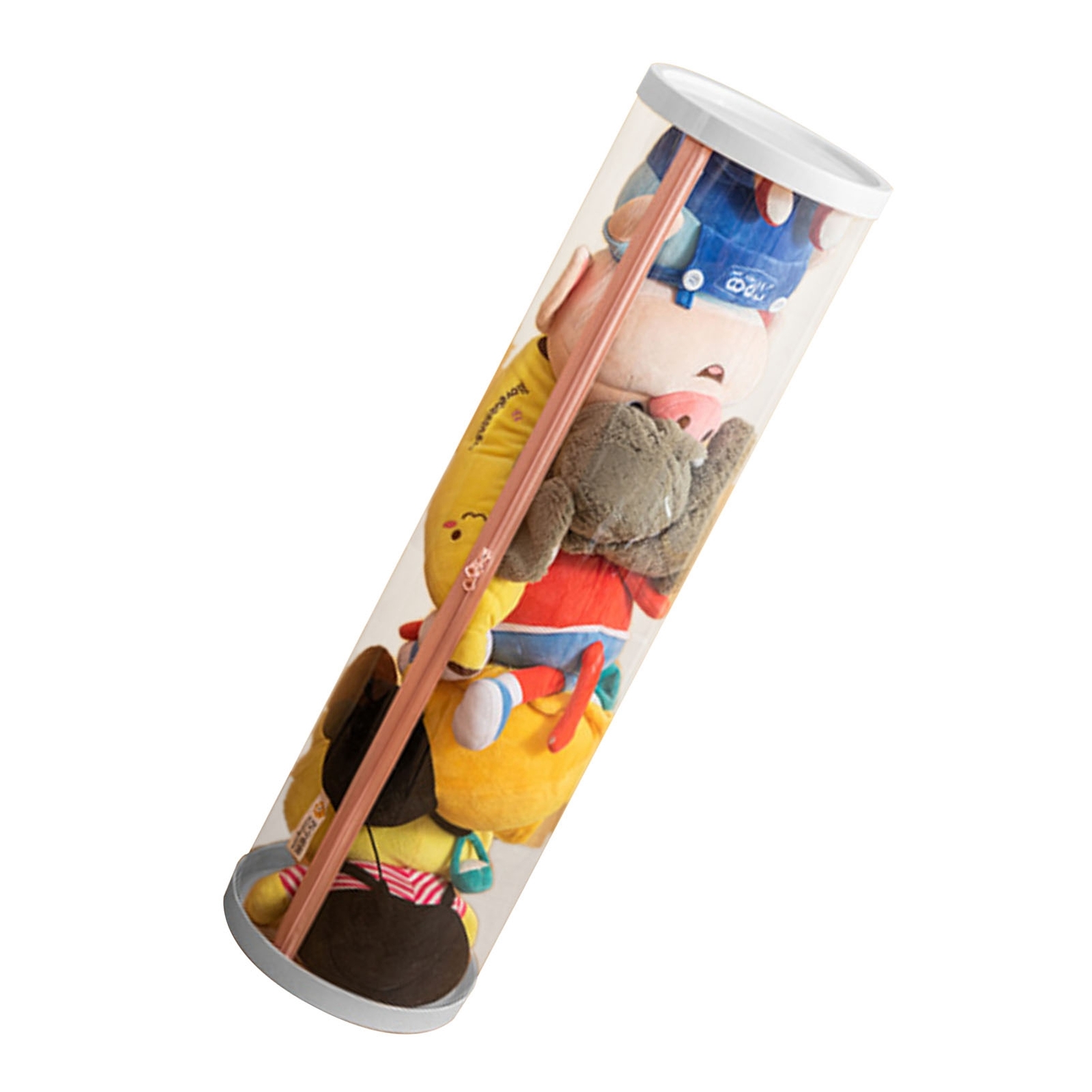 Stuffed Animal Storage Bucket Transparent Doll Storage Bucket Space HL ...