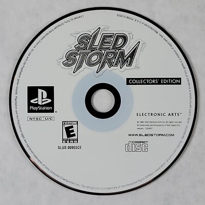 Sled Storm [Collector's Edition] - Loose Sony PS1 Playstation 1 Disc | eBay