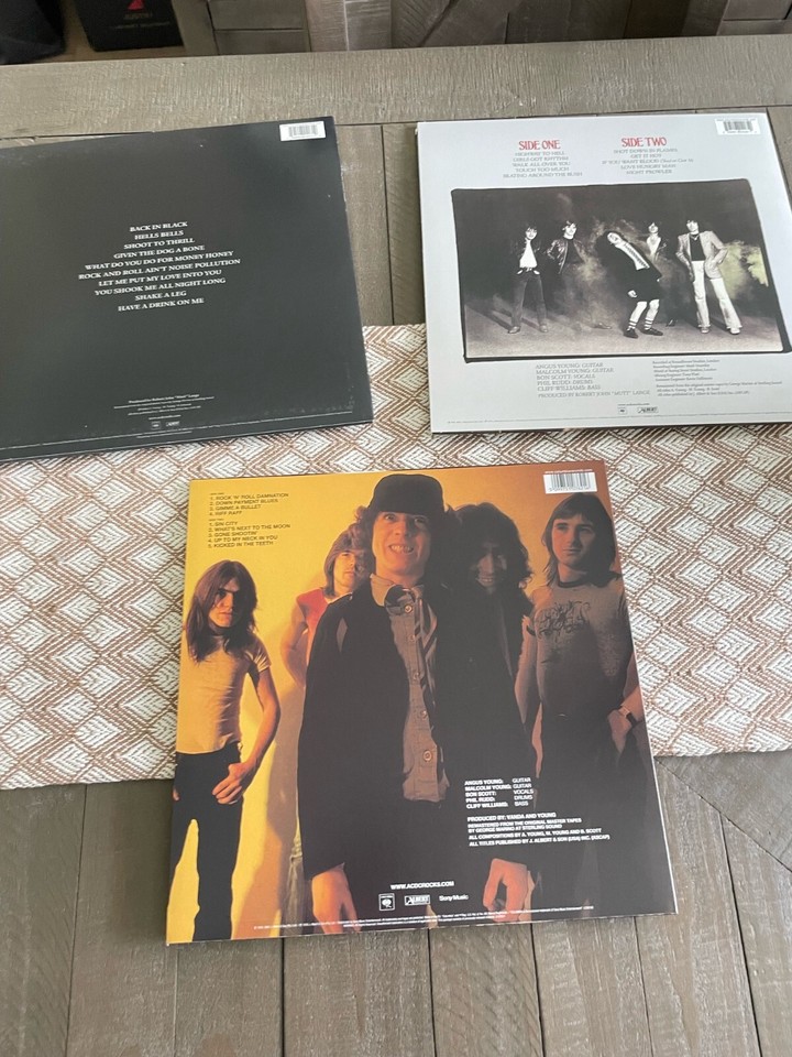 AC/DC Vinyl Lot (Powerage/Back in Black/Highway to Hell) Reissues | eBay