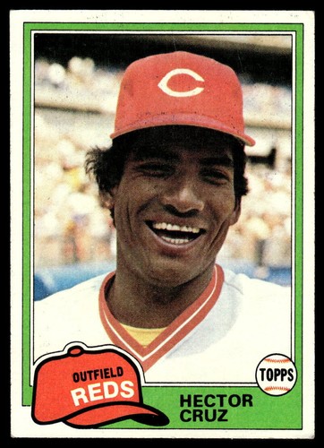 1981 Topps Hector Cruz #52 Cincinnati Reds Baseball Card | eBay