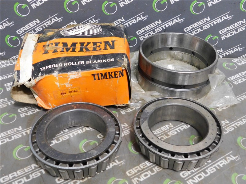 NEW Timken 472D Double Tapered Roller Bearing Cup with 2 Timken 484 ...