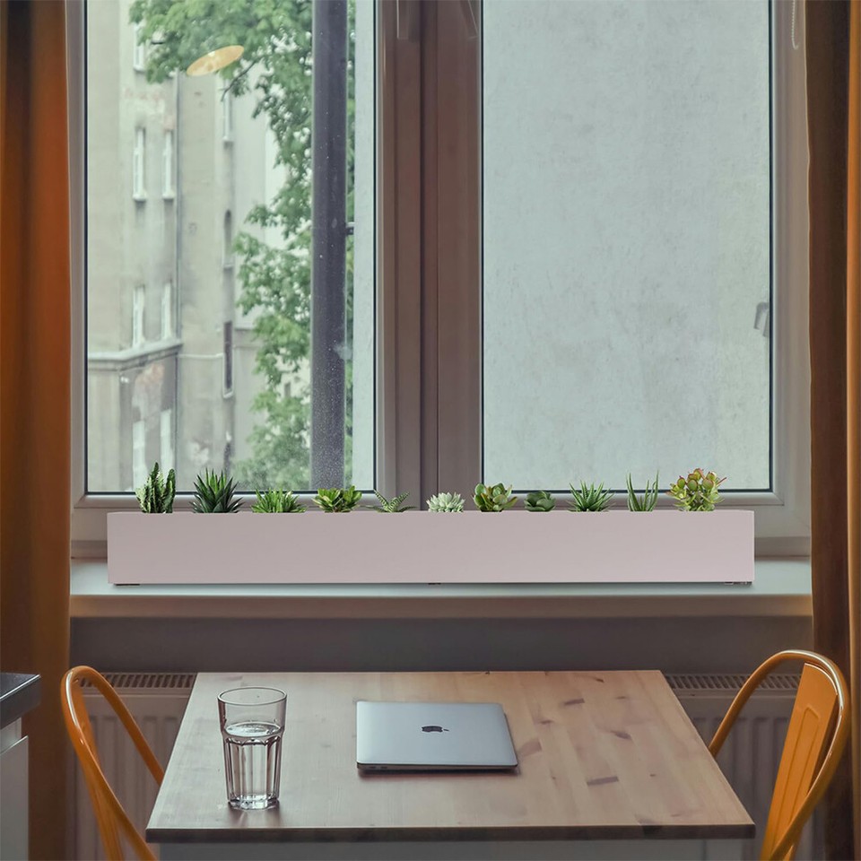 32"L Window Sill Planter Box Trough Rectangle Planter Long Window ...