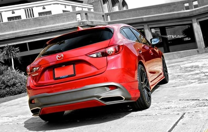 for mazda 3 full aero body kit air dam painted SE sedan hatch | eBay