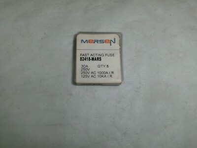82418-MARS MARS (MOTORS & ARMATURES) FUSE 30A 250V CERAMIC ABC LOT OF 3 ...