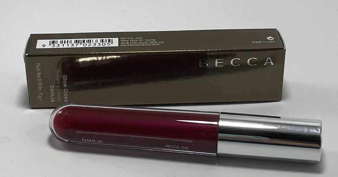 Becca Glow Gloss Lipgloss Shade DAHLIA Full Size New In Box 100% ...