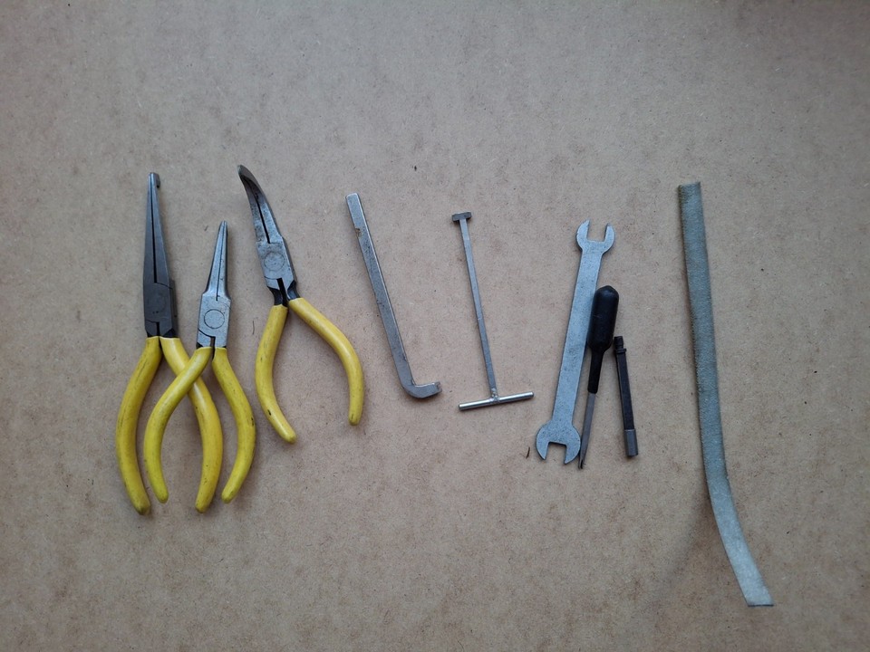 Vintage GPO BT British Telecom Tool Box. Strowger adjustment Tools ...