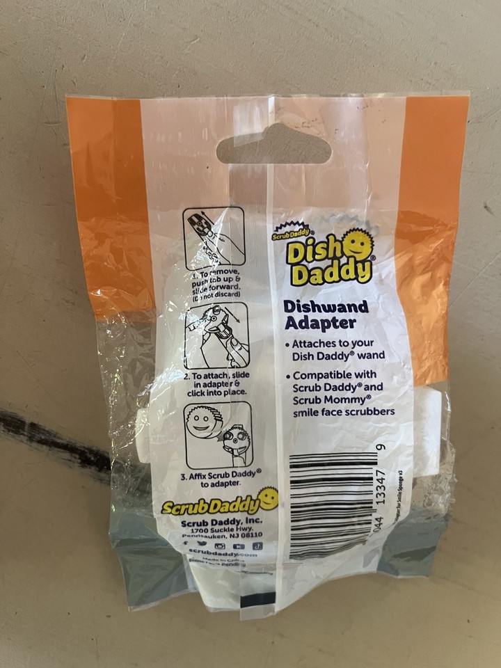 2 NEW SEALED DISH DADDY DISH WAND ADAPTER SCRUB DADDY OR MOMMY SPONGES ...