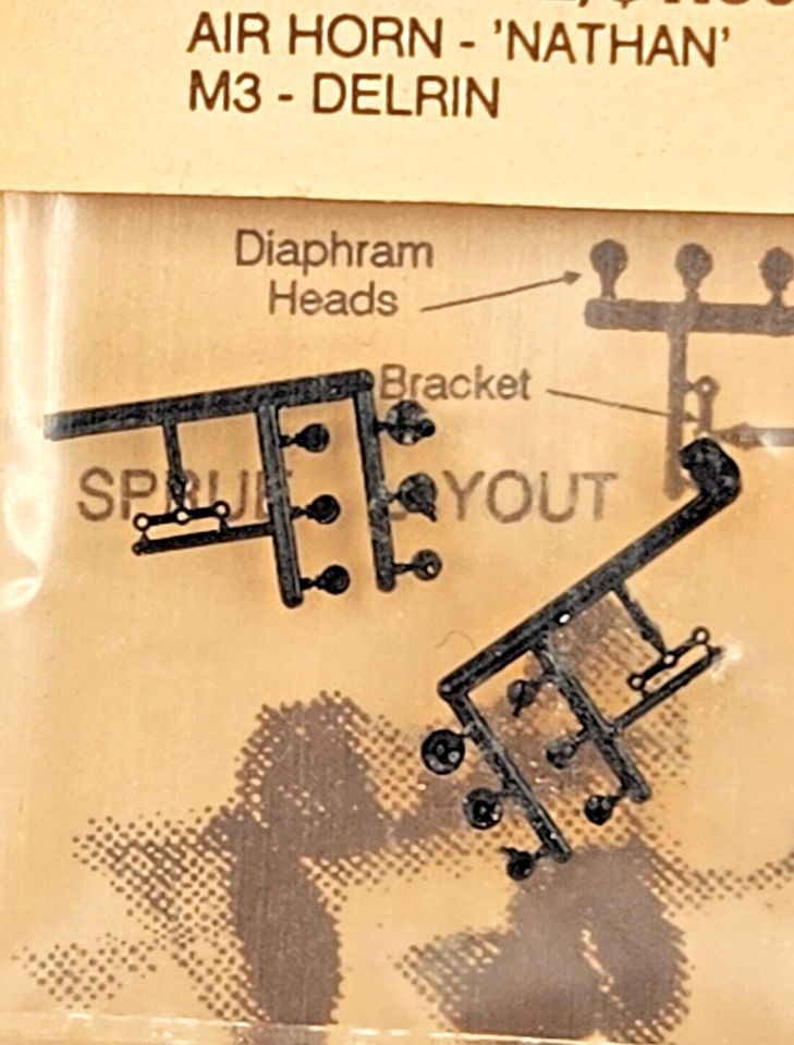 Detail Associates HO Scale #AH 1601 Air Horn - 'Nathan' M3 (2/pk ...