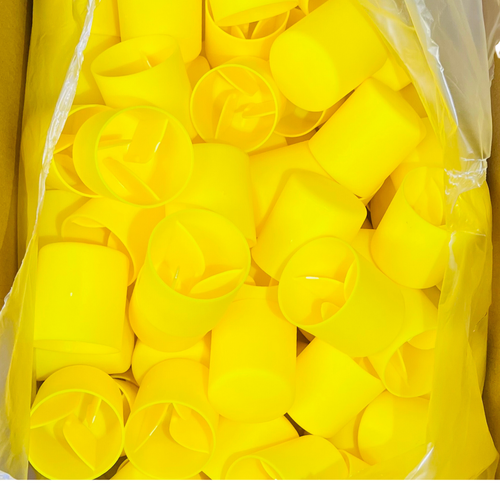 Star Picket Caps Yellow Round Steel Fence Y Post Safety Cap (Carton of ...