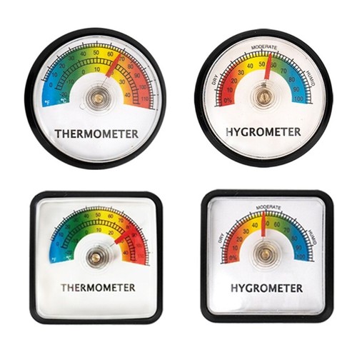 Compact Temperature Humidity Meter Monitor Levels in Vivariums ...