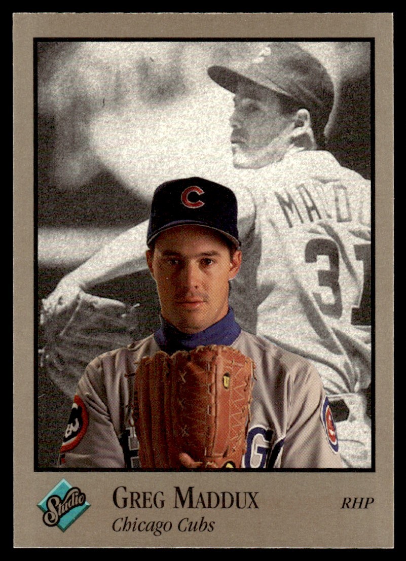 1992 Studio Baseball Card Greg Maddux Chicago Cubs #15 | eBay