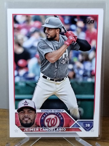 JEIMER CANDELARIO 2023 Topps Update Series Baseball #US129 Washington ...