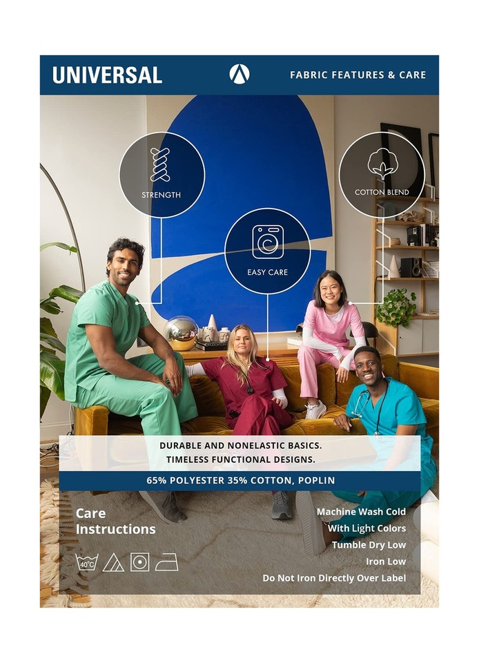 Adar Universal Lab Coats for Women - Perfection 32" Lab Coat Small Black | eBay