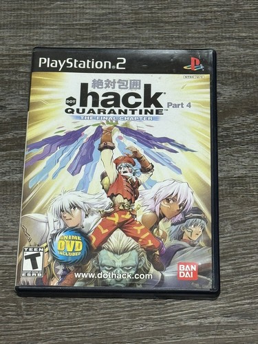 Dot Hack Quarantine (Sony Playstation 2 ps2) Complete w/ DVD & Reg Card ...