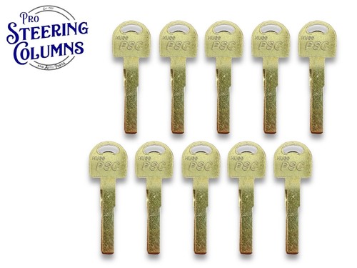 Fits Audi VW Porsche HU66 Car Key Blanks Uncut HU66-P New (10 Pack) | eBay