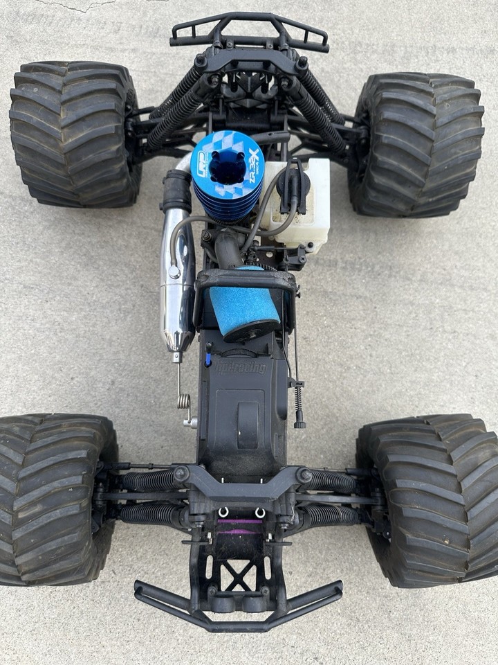 HPI XL SAVAGE RC NITRO POWER 3MM TVP CHASSIS MONSTER TRUCK LRP ZR .32X ...