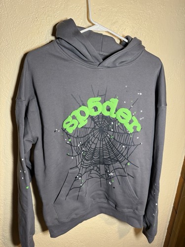 spider hoodie slate grey | eBay