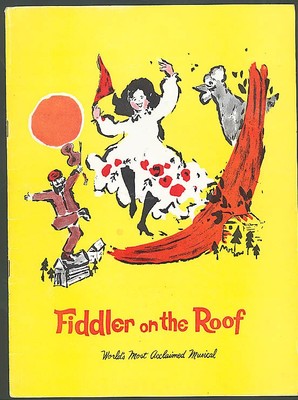 Fiddler on the Roof program Joe Cusanelli 1960s | eBay
